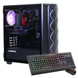 GAMEMAX Gaming-PC &raquo;Diamond BK 7413 AMD Ryzen 5 5500 RTX 3050 16GB DDR4 1TB SSD&laquo; Windows 11 schwarz WLAN AC, 1x PS/2, 2x USB 2.0, 4x USB 3.2 Gen1 Typ A
