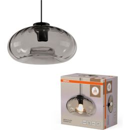 Osram Pendelleuchte &raquo;Decor Smoke Glass&laquo; E27 1 Stk. schwarz, E27, Stahl und Glas grau &Oslash; 28cm, 1 Stk.