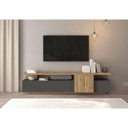 OTTO home Lowboard &raquo;Lowboard ETHOS,Lowboard,TV-Kommode,TV-M&ouml;bel,TV-Bank&laquo; 1 Stk. tlg. Mit zwei Dreht&uuml;ren, einer Klappt&uuml;r und zwei offenen F&auml;chern,B.210
