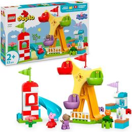 Lego Konstruktionsspielsteine &raquo;Jahrmarkt (10453), Lego DUPLO Peppa Pig&laquo; Made in Europe bunt Einheitsgr&ouml;&szlig;e Konstruktionsspielsteine