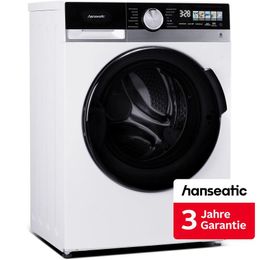 Hanseatic Waschmaschine &raquo;HWMM5814A3&laquo; 8 kg 1400 U/min inkl. 3 Jahre Herstellergarantie wei&szlig; Antifleckensystem: Spezielles Programme f&uuml;r f&uuml;nf Anwendungsbereiche (