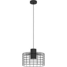Eglo H&auml;ngeleuchte &raquo;MILLIGAN&laquo; E27 1 Stk. H&auml;ngeleuchte aus Stahl - exkl. E27 - 40W schwarz &Oslash; 38cm H: 110cm, 1 Stk.