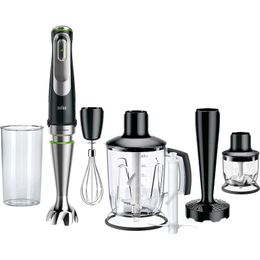 Braun Stabmixer &raquo;MultiQuick 9 MQ 9147X - 1200W, Stufenlosregulierbar, Dynamische Klinge&laquo; 1200 W Spritzschutz, Extra Mahlklinge, 2 Modi + Pulsfunktion, viel 