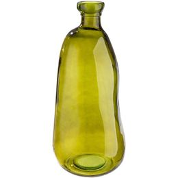 Gilde Bodenvase &raquo;Bodenvase bauchig; organisch Organical gr&uuml;n H. 51 cm&laquo; gr&uuml;n Glas B/H/T: 22cm x 51cm x 22cm &Oslash; 22cm