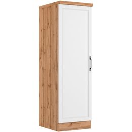 KOCHSTATION Vorratsschrank &raquo;KS-Lana&laquo; Breite 50 cm wei&szlig; Holzwerkstoff, MDF wotaneiche, B/H/T: 50cm x 166cm x 60cm