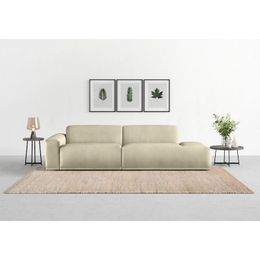 Trendmanufaktur Big-Sofa &raquo;Braga, mit hochwertigem Kaltschaum, Megasofa, in Cord erh&auml;ltlich&laquo; modernes Big-Sofa, Couch mit hohem Sitzkomfort, 277/72/107