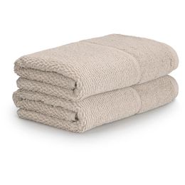 M&ouml;ve for frottana Handtuch &raquo;Pearl&laquo; mit Perloptik wei&szlig; Frottier, Baumwolle B/L: 50cmx100cm, 2 Stk., 2 Handtuch, Frottier