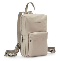 ELBSAND Damen Rucksack &raquo;City-Rucksack, Tasche, Freizeitrucksack&laquo; NEU mit bedruckten Schulterriemen VEGAN B/H/T: 21cm x 32cm x 8cm