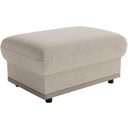 Sit & More sit&more Polsterhocker &raquo;Cordoba&laquo; modernes Design beige 100% Polyester B/H/T: 92cm x 46cm x 63cm, Struktur