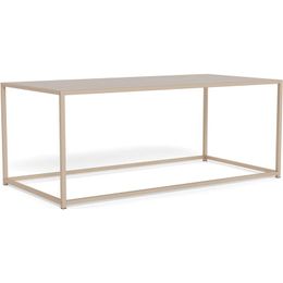 ACTONA GROUP Couchtisch &raquo;Seaford Kaffeetisch, Wohnzimmertisch&laquo; Rechteckiger Couchtisch, grau, mit Stahlgestell, 100x50x40 cm. B/H/T: 100cm x 40cm x 
