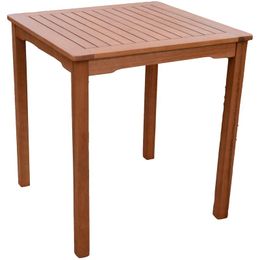 Garden Pleasure Gartentisch &raquo;PITTSBURGH&laquo; braun Eukalyptus FSC 100%, ge&ouml;lt B/H/T: 70cm x 75cm x 70cm