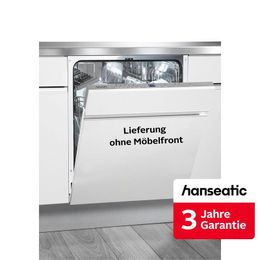 Hanseatic vollintegrierbarer Geschirrsp&uuml;ler &raquo;HGVI6082E137713IS&laquo; 13 Ma&szlig;gedecke inkl. 3 Jahre Herstellergarantie silber Innenraumverkleidung aus Edelstahl 