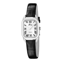 Lotus Damen Quarzuhr &raquo;2Gether&laquo; Armbanduhr, Damenuhr, Lederarmband, Ideal auch als Geschenk, analog schwarz Einheitsgr&ouml;&szlig;e