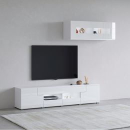 OTTO home Wohnwand &raquo;Toledo&laquo; 2 Stk. tlg. wei&szlig; B/H/T: 209cmcm