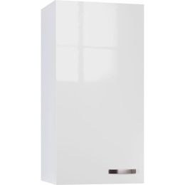 KOCHSTATION H&auml;ngeschrank &raquo;KS-Cara&laquo; Breite 45 cm wei&szlig; wei&szlig;, B/H/T: 45cm x 89,6cm x 34,9cm, T&uuml;ren: 1 Stk.