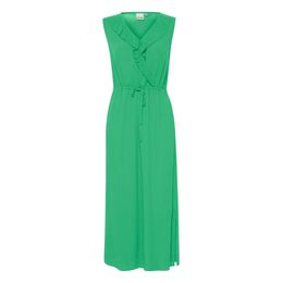 Ichi Kleid 'Marrakech' Damen Gr&ouml;&szlig;e 44 grasgr&uuml;n Sommerkleid
