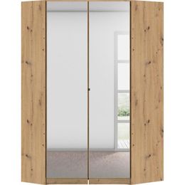 Rauch Eckkleiderschrank &raquo;Kleiderschrank Schrank Garderobe W&auml;scheschrank COSTA Gr&ouml;&szlig;e 117x104 cm&laquo; in 3 Ausstattungen BASIC/CLASSIC/PREMIUM, mit Spiegel,