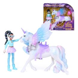 Spin Master Anziehpuppe &raquo;Unicorn Academy - Wing Magic Layla und Glacier Spielset&laquo; bunt Einheitsgr&ouml;&szlig;e Anziehpuppe