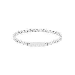 Lacoste Herren Armband &raquo;Schmuck Edelstahl Armband Venezianerkette L'ESSENTIEL&laquo; silber 19cm, Edelstahl