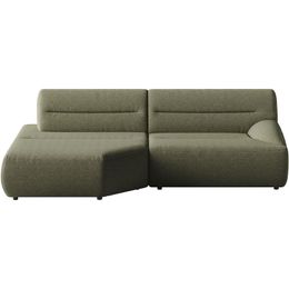 Sit & More sit&more Ecksofa &raquo;Scrabble&laquo; Modernes Design in verschiedenen Stoffarten 100% Polyester B/H/T: 260cm x 80cm x 130cm, Struktur, Longchair links