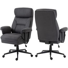 Duo Collection Chefsessel &raquo;Tiago XXL&laquo; () Belastbarkeit bis zu 150 kg, Taschenfederkern im Sitz grau 100% Polyester B/H/T: 124cm x 77cm, Microfaser uni