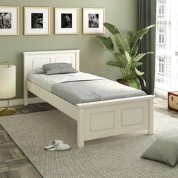 OTTO home Massivholzbett &raquo;ERIK', Made in Europe, optional mit Schublade, Massivholz Kiefer&laquo; FSC zertifiziert, in mehreren Gr&ouml;&szlig;en, Landhausstil mit 