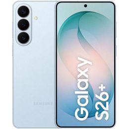 Samsung Smartphone &raquo;Galaxy S26+&laquo; Sky Blue wei&szlig; 5G, NFC, WLAN, Bluetooth, Gorilla-Glas