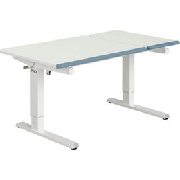 Paidi Schreibtisch &raquo;TEENIO GT in verschiedenen Ausf&uuml;hrungen, mitwachsend & ergonomisch&laquo; B/H/T ca. 130/53-79/75 cm, Kreidewei&szlig;, h&ouml;henverstellbarer 