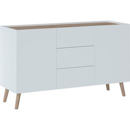 Home Affaire Sideboard &raquo;Scandi&laquo; Breite 120 cm Holzwerkstoff B/H/T: 119,8cm x 71,8cm x 41,8cm, 3 Stk., 2 Stk.