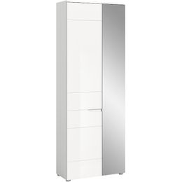 Home Affaire Garderobenschrank &raquo;CAPRI, H&ouml;he 193cm, 2 T&uuml;ren, T&uuml;r mit eingefasster Griffmulde,&laquo; Mehrzweckschrank, Universalschrank, Dielenschrank, 