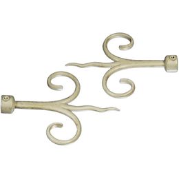 Liedeco Gardinenstangen-Endst&uuml;ck &raquo;Diana&laquo; f&uuml;r Gardinenstangen &Oslash; 16 mm gold 2 Stk.