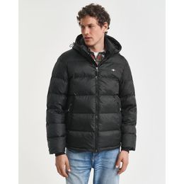 Gant Herren Steppjacke &raquo;ACTIVE CLOUD JACKET&laquo; mit Kapuze regular fit, abnehmbare Kapuze, 2-Wege-Rei&szlig;verschluss schwarz XL