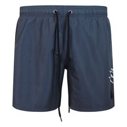 Plein Sport Logo Boardshorts Badek&uuml;rze in Dunkelblau
