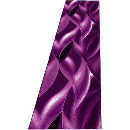 Ayyildiz Teppiche Teppich &raquo;Plus 8008, auch als L&auml;ufer erh&auml;ltlich&laquo; rechteckig 6 mm H&ouml;he L&auml;ufer, gemusterter Flachflor, robust, Webteppich, alle R&auml;ume lila Kunstfaser B :