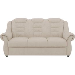 OTTO home 3-Sitzer &raquo;Boston&laquo; Sofa mit hoher R&uuml;ckenlehne beige 100% Polyester B/H/T: 196cm x 102cm x 101cm, Struktur soft