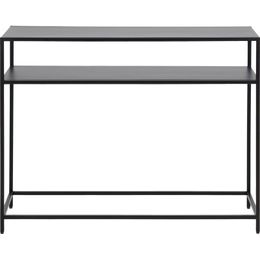 ACTONA GROUP Konsolentisch &raquo;New York&laquo; mit Metallgestell in gradliniger Optik, H&ouml;he 79 cm, Breite 100 cm schwarz B/H/T: 100cm x 79cm x 35cm