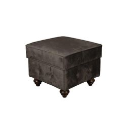 Home Affaire Polsterhocker &raquo;MENDITTE&laquo; braun 100% Polyester B/H/T: 55cm x 46cm x 55cm, Samtvelours