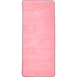 done. Saunatuch &raquo;Kuuma&laquo; Uni-Farben, farblich abgesetzter Abschluss-Saum, Frottier-Innenseite rosa Velours, Obermaterial: 100% Baumwolle B/L: 