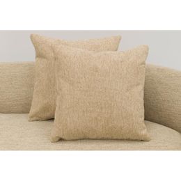 OTTO home Dekokissen &raquo;Viiborg&laquo; Dekokissen mit F&uuml;llung, Sofakissen 2er Set 50x50cm Polyester B/L: 50cm, 2 Stk.