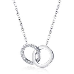 Firetti Damen Kette mit Anh&auml;nger &raquo;Schmuck Geschenk Unity&laquo; mit Zirkonia (synth.) silber Edelstahl, L: 51