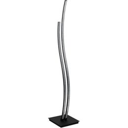 Eglo Stehlampe &raquo;LEJIAS&laquo; LED-Modul 1 Stk. Warmwei&szlig; Stehleuchte in schwarz aus Stahl - 16W - Warmwei&szlig; schwarz H: 123cm, 1 Stk.