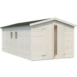 Palmako Ger&auml;tehaus &raquo;Dan&laquo; transparent transparent Massivholz Einheitsgr&ouml;&szlig;e