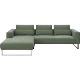 Musterring Ecksofa &raquo;JUSTB! PM100, stilvoller Lounge-Komfort von &laquo; Kollektion Bettina Zimmermann, optionaler Sitzvorzug & Fu&szlig;-Auswahl gr&uuml;n 94% Polyester, 6% Nylon