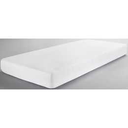 Dormisette Matratzenschutzbezug &raquo;Spannbettlaken, Allergiker geeignet (Hausstauballergiker)&laquo; 70x140, 100x200 cm und weiteren Gr&ouml;&szlig;en, wasserdicht wei&szlig; B/H/L: 160cm