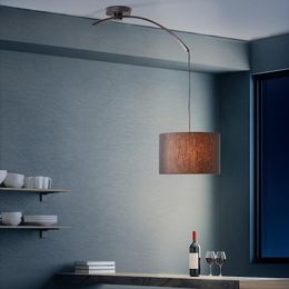 Brilliant Pendelleuchte &raquo;Daria&laquo; E27 1 Stk. H&auml;ngelampe mit Auslegearm schwarz schwarz 1, &Oslash; 40cm H: 115cm, 1 Stk.