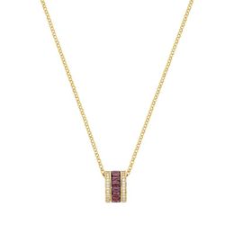 JOOP! Damen JOOP! Kette mit Anh&auml;nger &raquo;Schmuck, Geschenk&laquo; mit Zirkonia (synth.) Silber 925 (Sterlingsilber), L: 45 B: 1,8mm