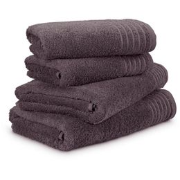 M&ouml;ve Handtuch Set &raquo;New Classic&laquo; 4 Walkfrottier 2x Hand- und 2x Duscht&uuml;cher, 100% bester Baumwolle (480 g/m&sup2;) Walkfrottier, Obermaterial: 100% Baumwolle 4, 