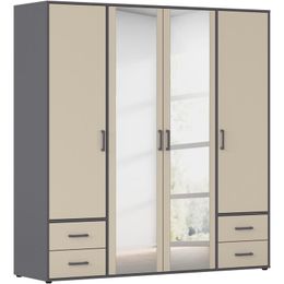 Rauch Dreht&uuml;renschrank &raquo;Kleiderschrank Schrank Garderobe W&auml;scheschrank VOYAGER&laquo; in 3 verschiedenen Ausstattungen BASIC/CLASSIC/PREMIUM, mit modernen 