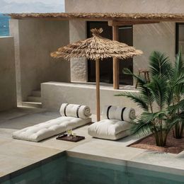 Karup Design Gartensessel &raquo;BUCKLE-UP Chair out , LoungesesselI in Schlafplatz verwandelbar&laquo; B/H/T ca: 70x60x95cm - Liegefl&auml;che 70x200cm, Outdoor geeignet, Schmutz-