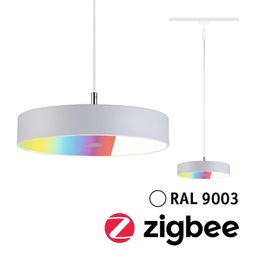 Paulmann Schienensystem-Leuchten &raquo;Hildor 510lm 10W RGBW+ dimmbar 230V&laquo; LED-Modul 1 Stk. Tageslichtwei&szlig; Smart Home wei&szlig; &Oslash; 31cm H: 7cm, 1 Stk.
